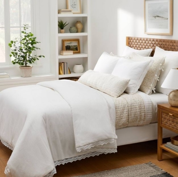 Studio McGee | Bedding | Threshold Wstudio Mcgee Lace Border Cotton ...